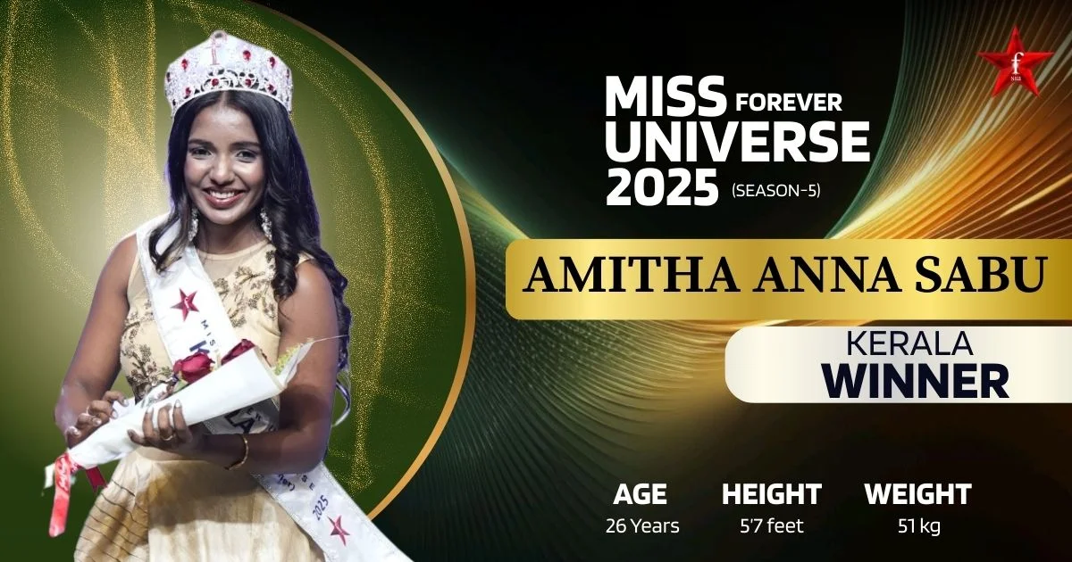 Winner Miss Forever Universe | Amitha Anna Sabu Top Model Kerala 2025
