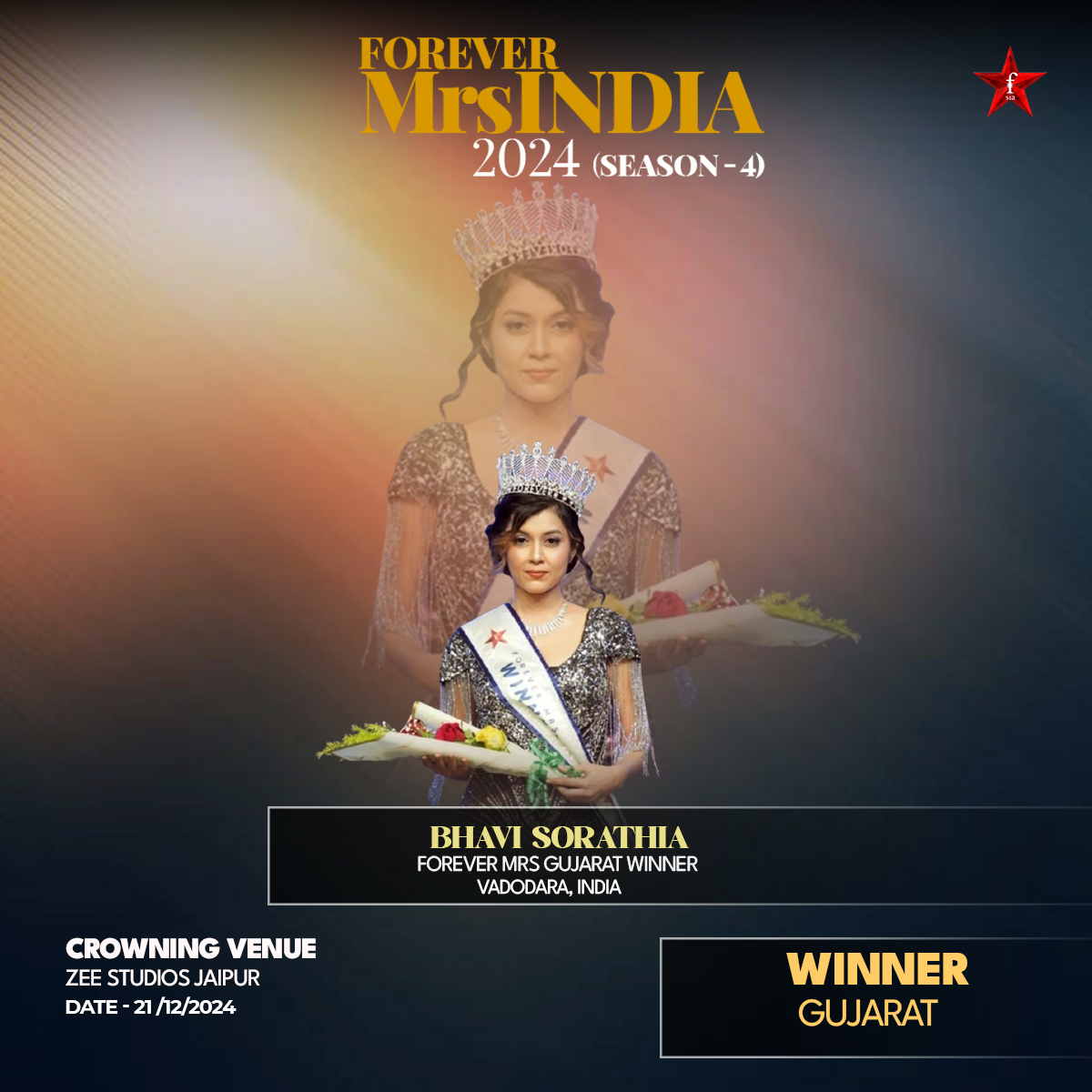 Forever Mrs India 2024 Winner | Bhavi Sorathia