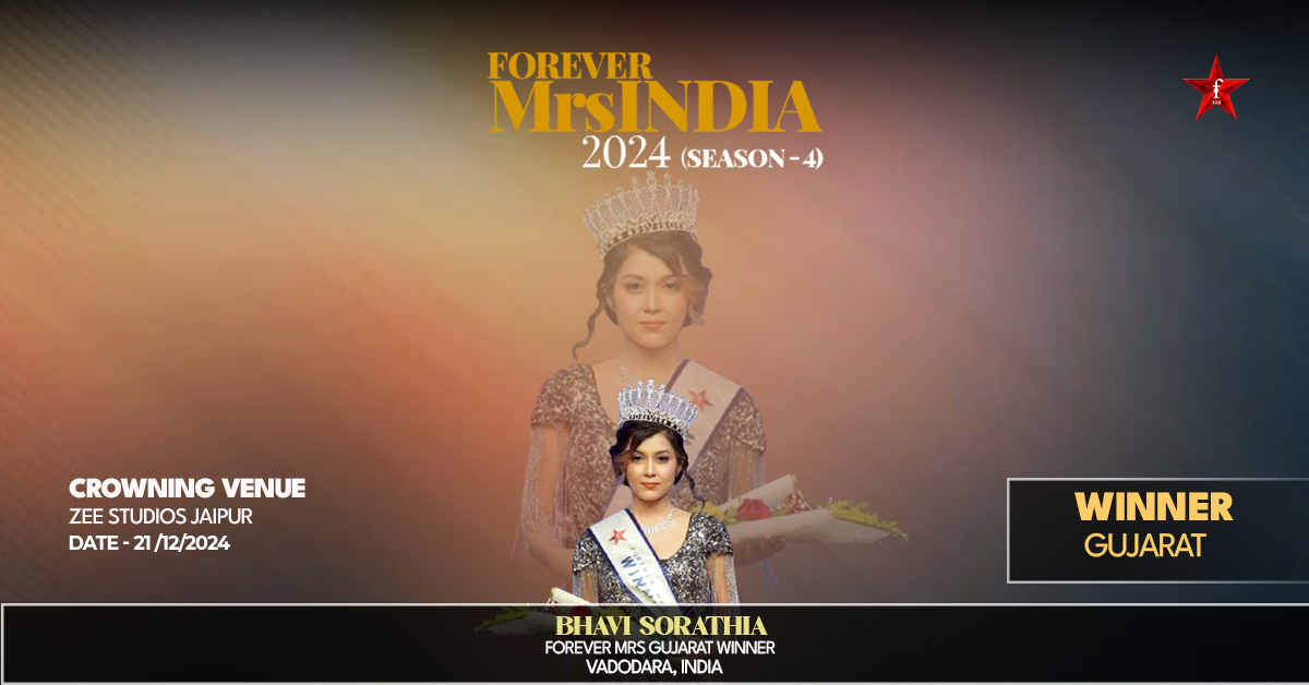 Forever Mrs India 2024 Winner | Bhavi Sorathia