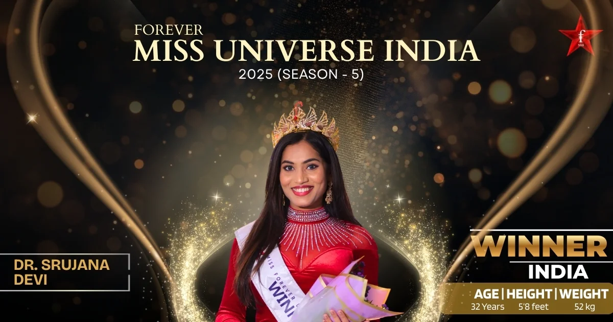 Miss Universe India 2025 Winner | Dr Srujana Devi