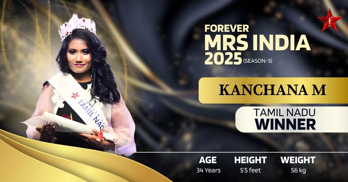 Forever Mrs Tamil Nadu 2025 | Kanchana M Photography Model in Tamil Nadu