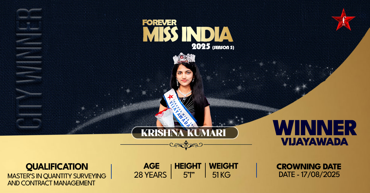 Miss Vijayawada Krishna Kumari | Miss India City Winner 2025