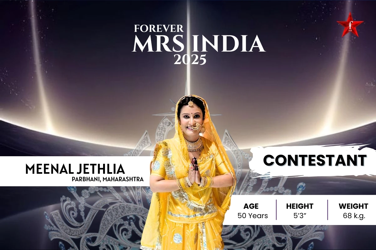 Mrs India Contestant 2025 | Meenal Jethlia | Parbhani