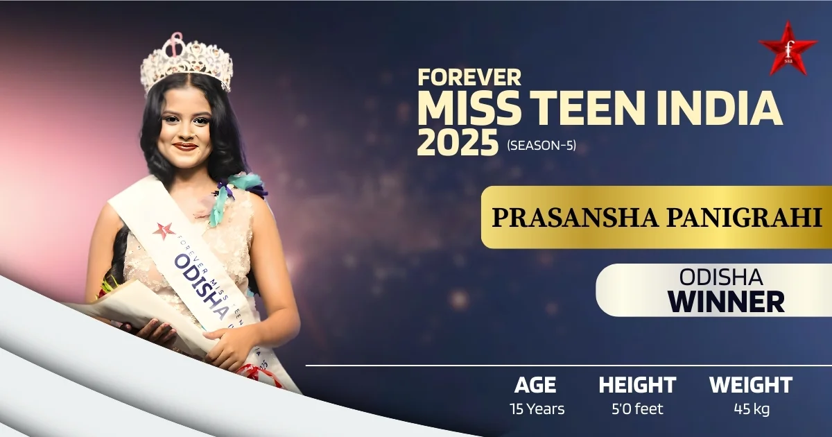 Miss Teen Odisha 2025 Winner | Prasansha Panigrahi Beautiful Female ...