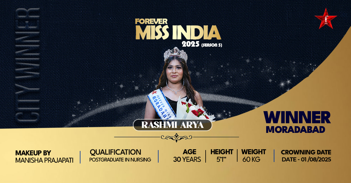 Miss Moradabad Rashmi Arya | Miss India City Winner 2025