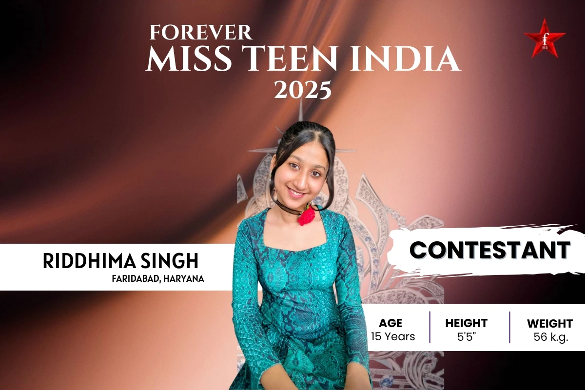 Miss Teen India Contestant 2025 | Riddhima Singh | Faridabad
