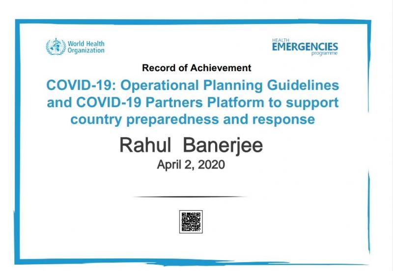 Dr. Rahul Banerjee : Awardee The Real Super Heroes Awards 2020 by FSIA