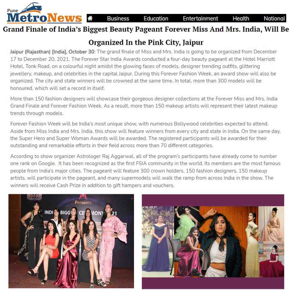 Iqra Forever Miss India 2022 Member