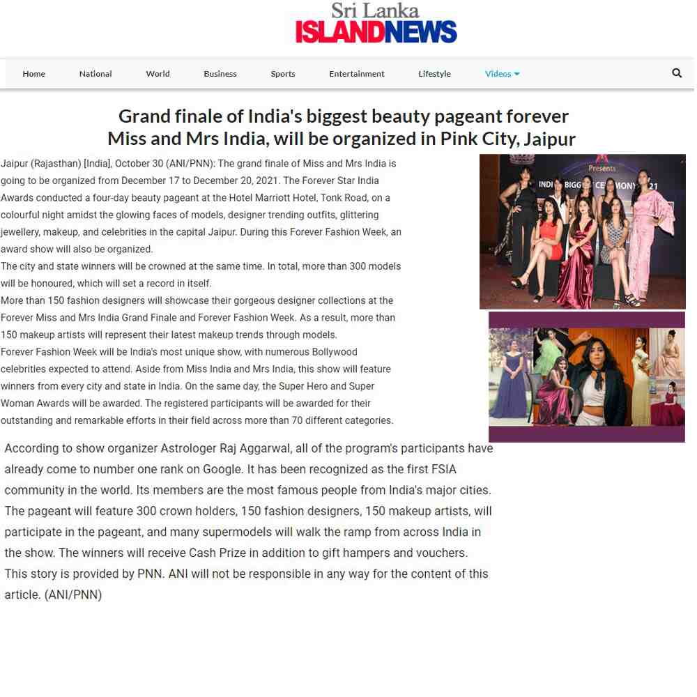 Iqra Forever Miss India 2022 Member